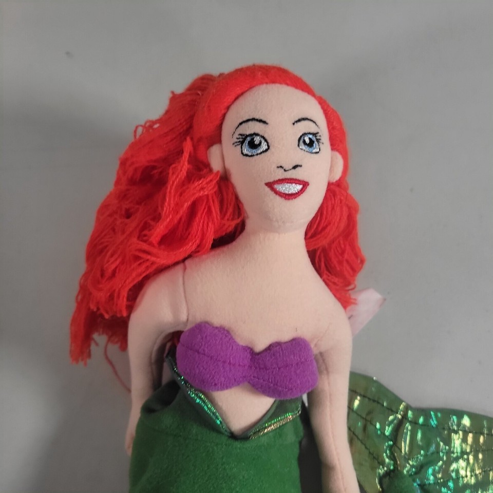 Disney Store Exclusive Little Mermaid Mini Bean Bag Plush – 8" – Ariel ...