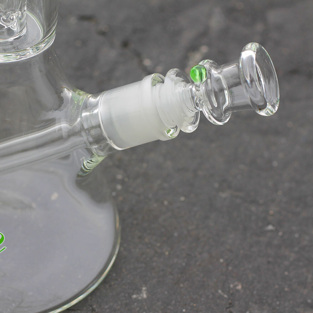 Color Lip 16 INCH Bong Pipe Clear Glass 50mm Beaker Hookah 4mm Thick ...