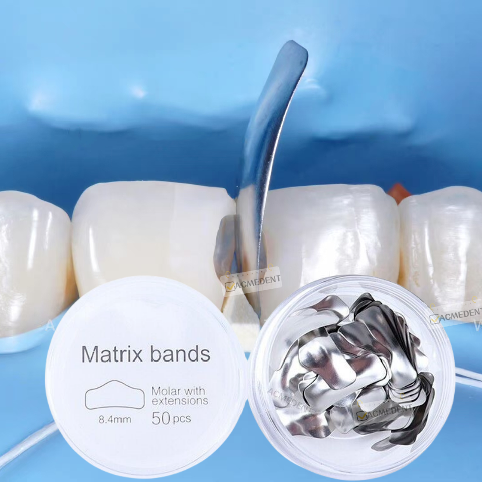200Pcs Dental Matrix Bands Matrices for Anterior Molar Composite Resin ...