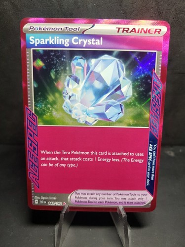 Pokemon TCG - Sparkling Crystal 142/142 - Stellar Crown - ACE SPEC Rare ...