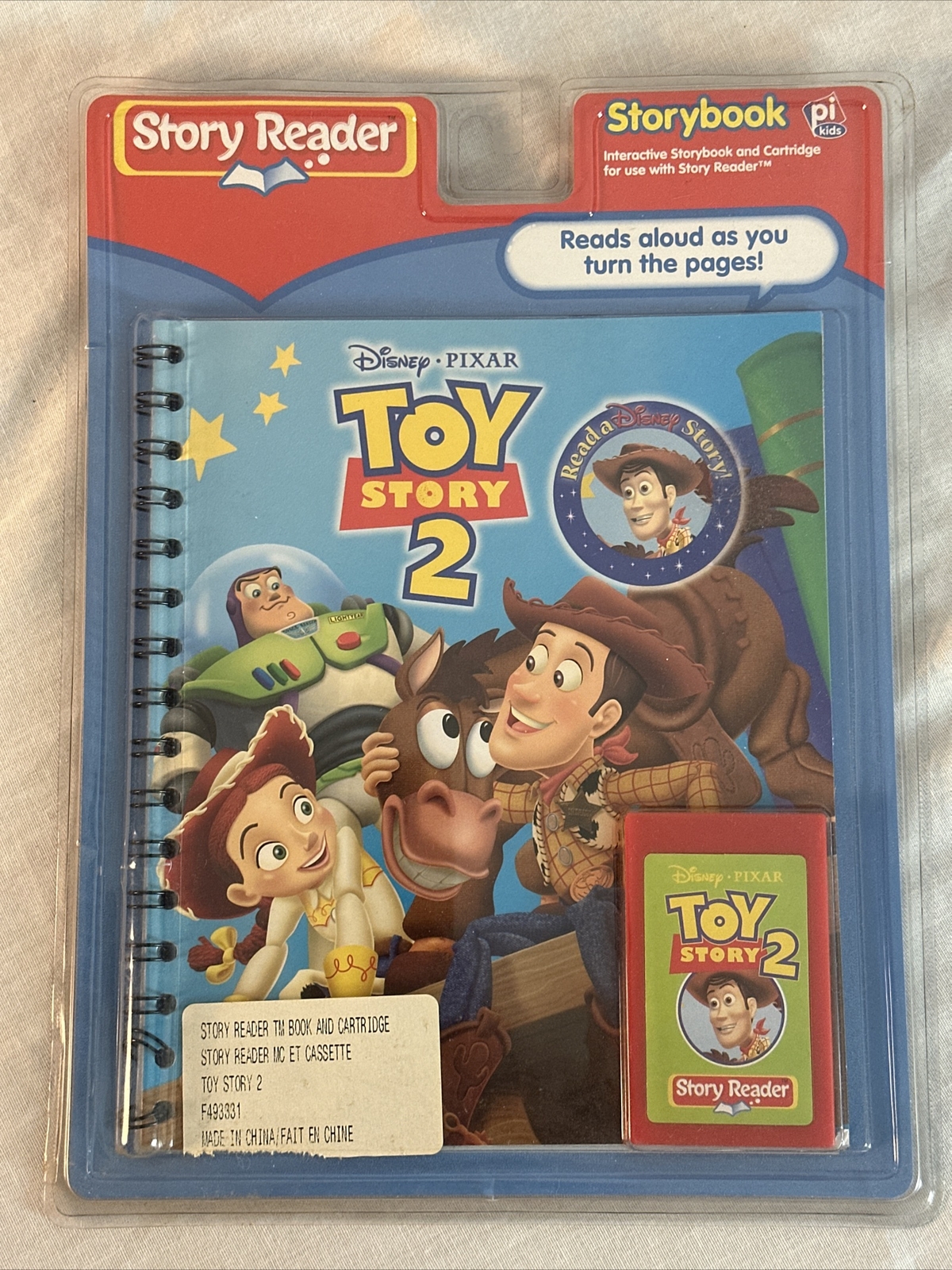 Story Reader Disney Pixar Toy Story 2 Interactive Story Book Buzz Woody ...
