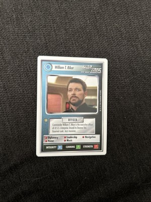 William T. Riker 1994 Star Trek The Next Generation TCG RARE Trading ...