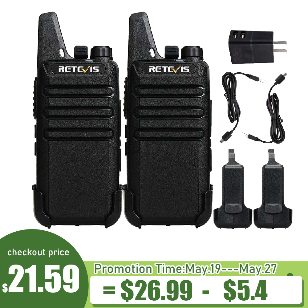 Retevis RT22 UHF Walkie Talkie Two Way Radio | Grelly USA