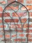 Garden Trellis Metal Plant Support Rust Effect Climbing Trellises Frame ...