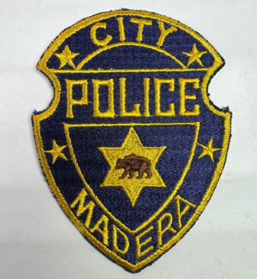 Madera Police California CA Patch M3 | eBay