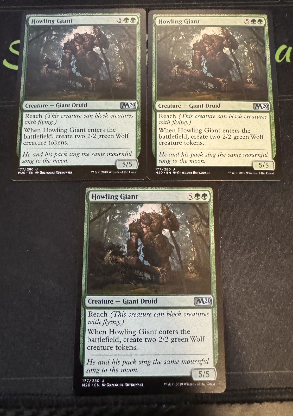 Howling Giant X3 M20 Core Set Magic the Gathering MTG | eBay
