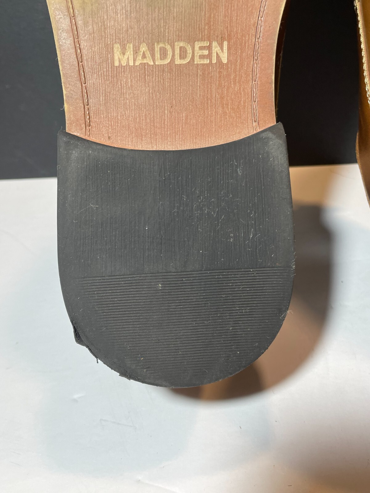 Steve Madden Bellman Leather Brown Lace Up Derby Casual Dress Shoes Men ...