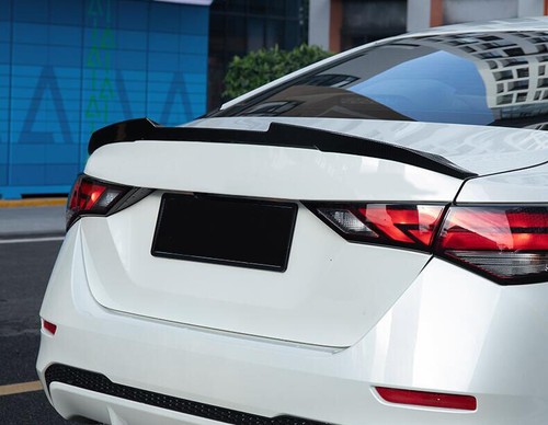 Carbon fiber style Rear Door Tail Trunk Spoiler Wing Lip For 2020 ...