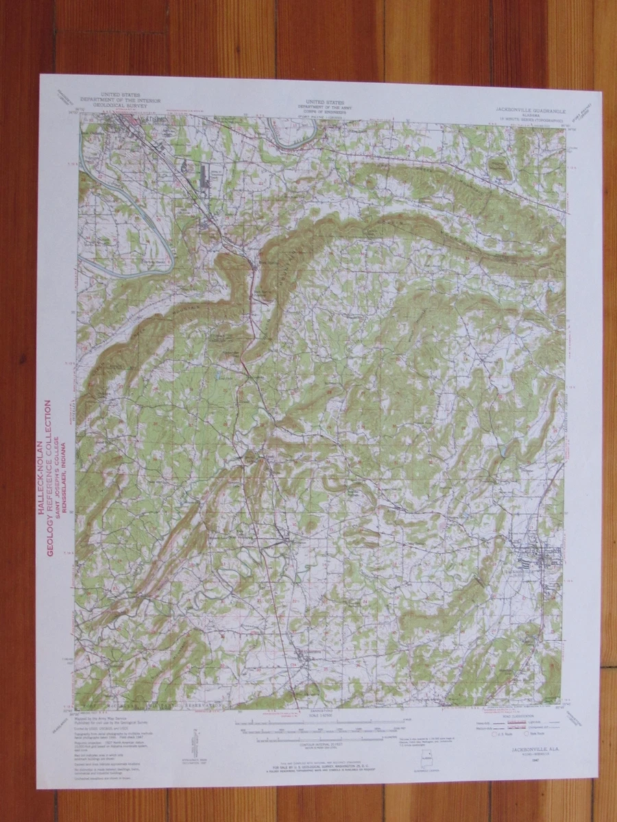 Jacksonville Alabama Map