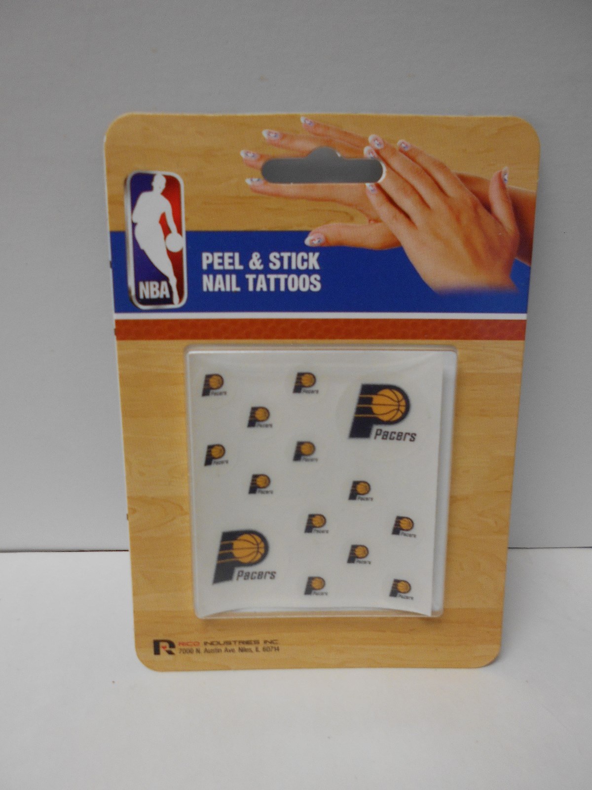 2 pks of Indiana Pacers Peel & Stick Nail Tattoos 14 tats per/pk 114 | eBay