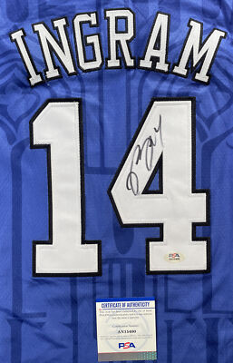Brandon Ingram Signed Autographed Duke Blue Devils Nike Elite Jersey ...