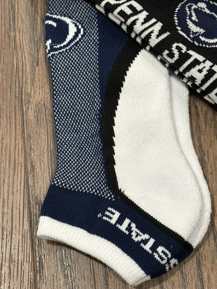 Penn State Nittany Lions NCAA Men's Ankle Socks Large (10-13) - Set of ...