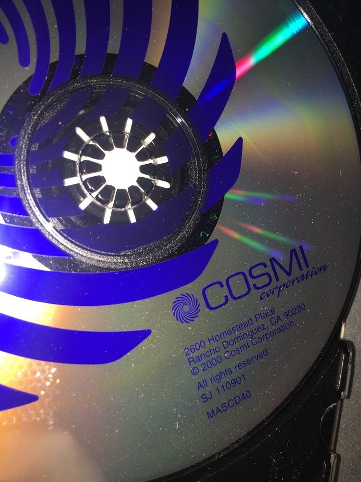 RARE Cosmi PC Software Program 2000 Cosmi Corporation CD-ROM DISC ONLY ...
