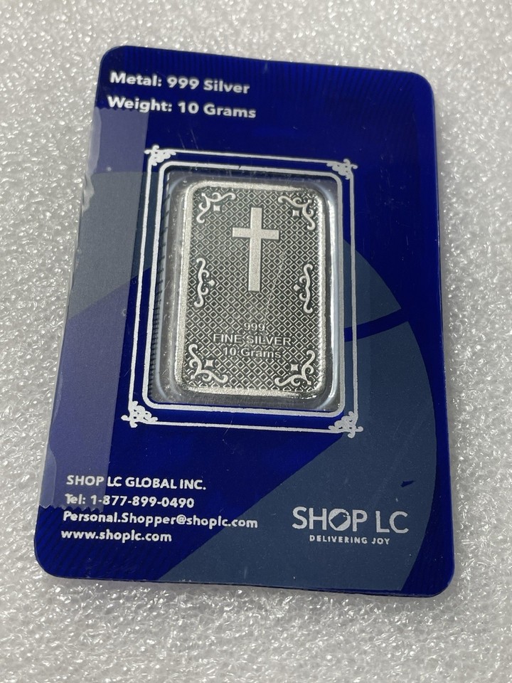 Holy Bible 10 Gram .999 Fine Silver Bar In Assay Card Shop LC (Read ...