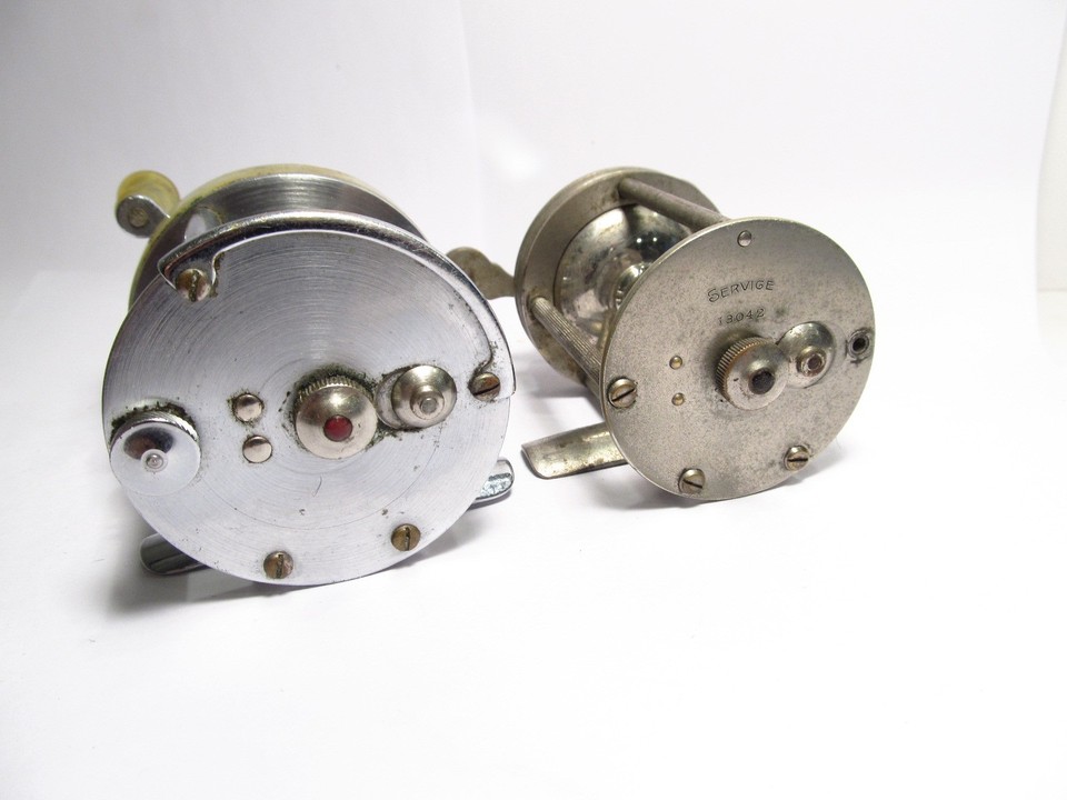 ~ Two Vintage Shakespeare Casting Reels ,Standard and Service reels ...