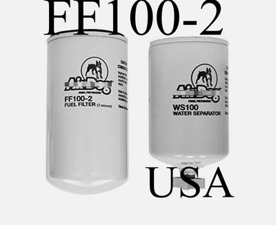 FOR AirDog FF100-2 WS100 Combo Pureflow 2 Micron Fuel Filter&Water ...
