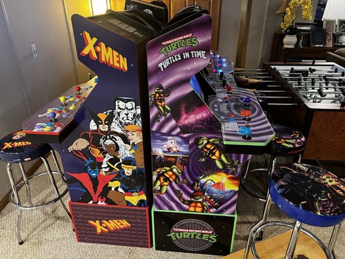 Arcade 1up Lot of 9 Star Wars, Marvel Pinball NBA Jam, Blitz, Golden ...