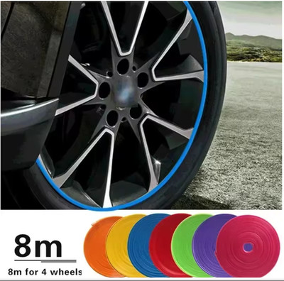 8M Car Wheel Rim Edge Protector Rubber Strip Line Vehicle Tire Guard ...