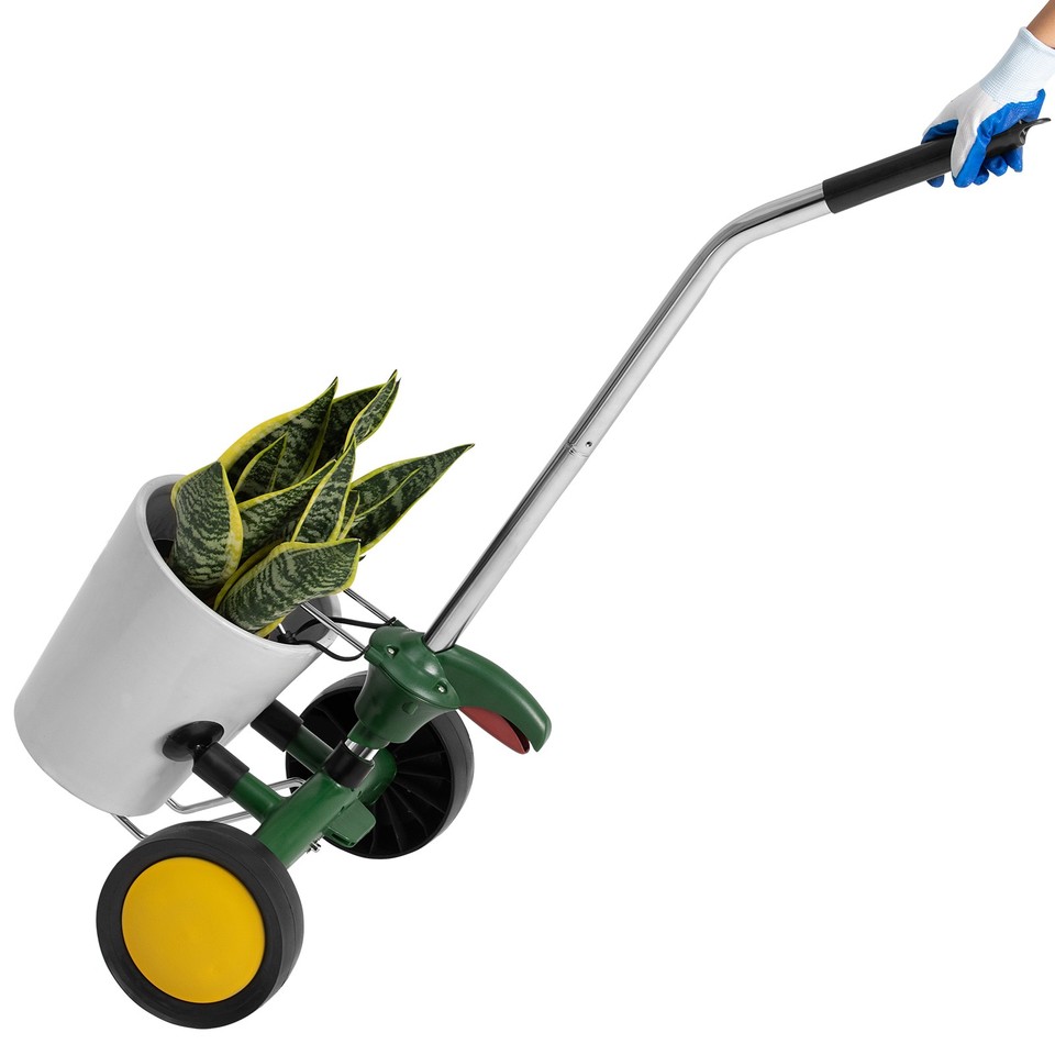 VEVOR Garden Pot Mover Heavy Duty Potted Plant Mover Dolly Adjustable ...