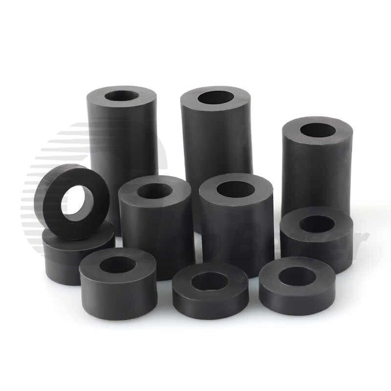Black Nylon Spacers Plastic Standoff Round Washer All Size M3 M4 M5 M6 ...
