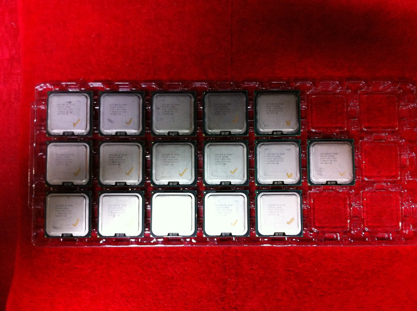 Intel Xeon E5405 SLAP2 2.0GHz Quad Core Processor (lot of 16 chips) | eBay