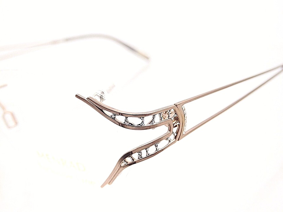 MENRAD 13508 23KT GP Exlusive Line eyeglass frame Brille 53/16/135 ...