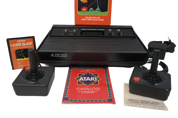 Atari 2600 Bundle Black Darth Vader Console With Laser blast | eBay