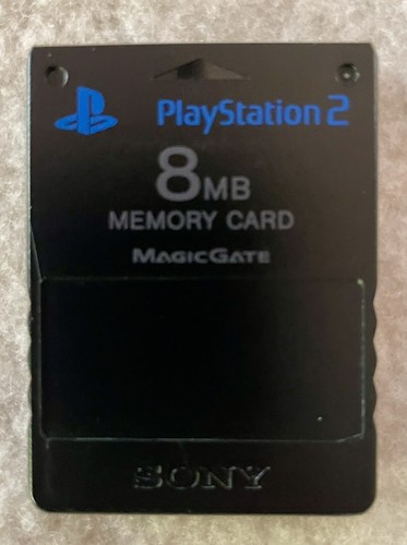 Sony Playstation 2 PS2 Official OEM MagicGate 8mb Memory Card Genuine ...