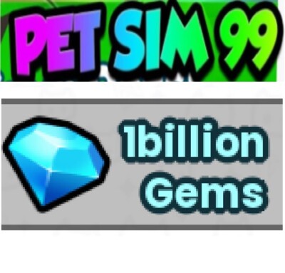 PET SIM 99 - Pet Simulator 99 - 1 Billion Gems - (Fast Delivery & Cheap ...