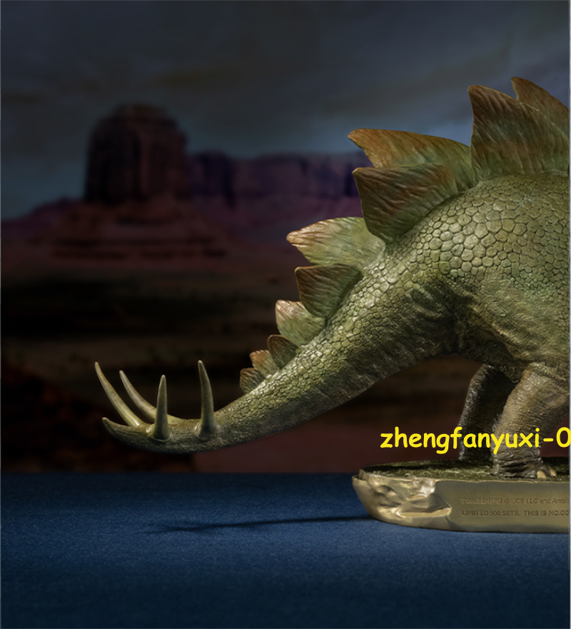 Handmade 1:20 Stegosaurus Dinosaur Brass Statue Model Figure ...