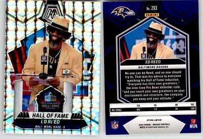 Ed Reed 2024 Mosaic Mosaic Prizm #293 Ravens HOF | eBay