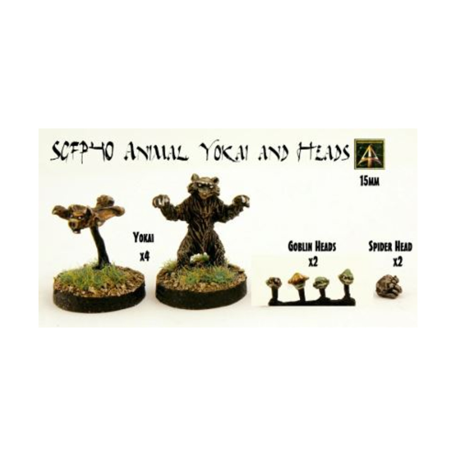 Alternative Armies Sengoku Mini 15mm Animal Yokai & Heads Pack New | eBay