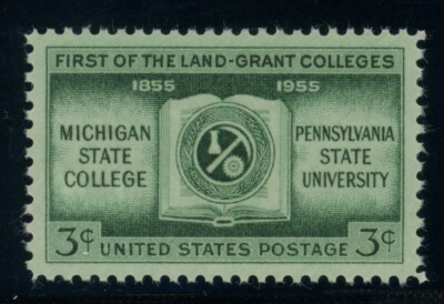 US Stamp #1065 First Land Grant Colleges 3c - PSE Cert - GEM 100 - MNH ...
