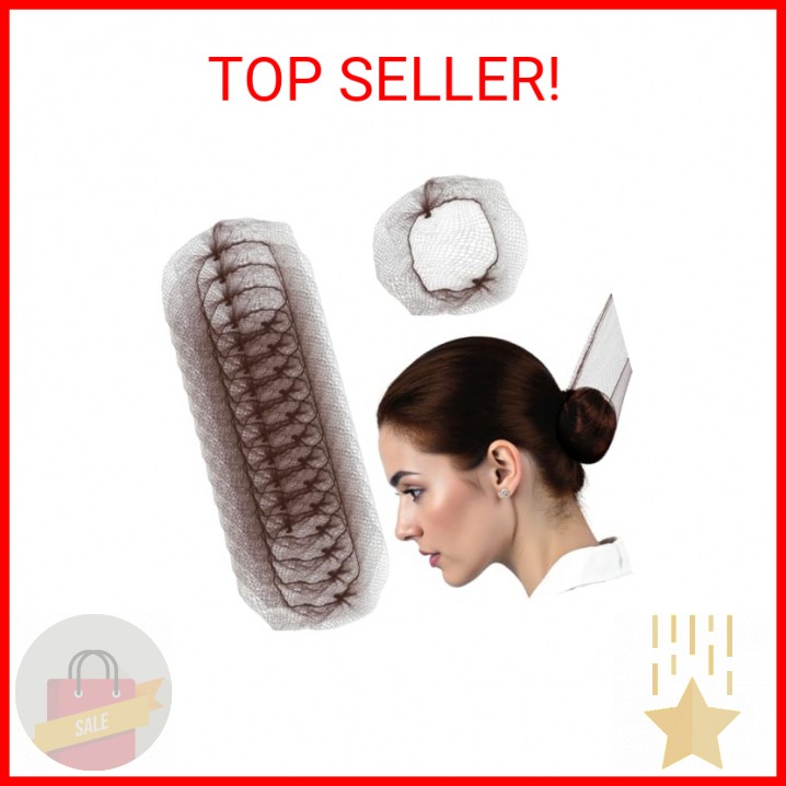 Hair Net 100 Pcs, Smilco 22 Inches Elasticity Invisible Elastic Mesh ...