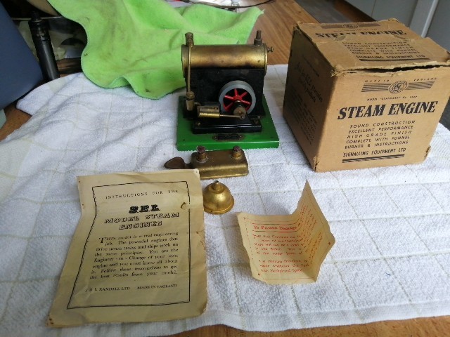 SEL Steam Engine 1540 Boxed with Original Funnel Good Condition Box Is ...