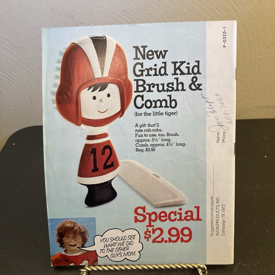 Vintage Avon CAMPAIGN 19 Catalog 1972 Beauty Fashion Cosmetics 1970s ...