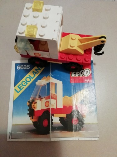 Lego 6628 vintage engin de chantier shell. D'origine avec notice mais ...