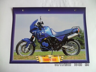 CARTE FICHE MOTO TRIUMPH TIGER 1996 | eBay