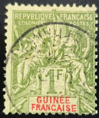France Colony French Guinea No.13 Used CAD | eBay