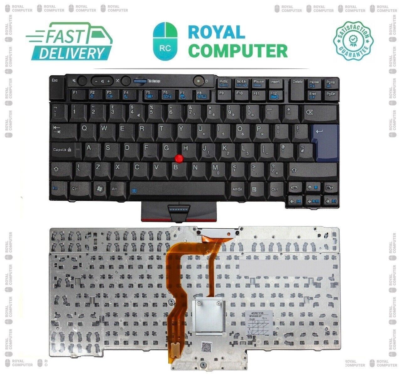 REPLACE FOR LENOVO IBM THINKPAD UK LAPTOP KEYBOARD FOR T410, X220 ...