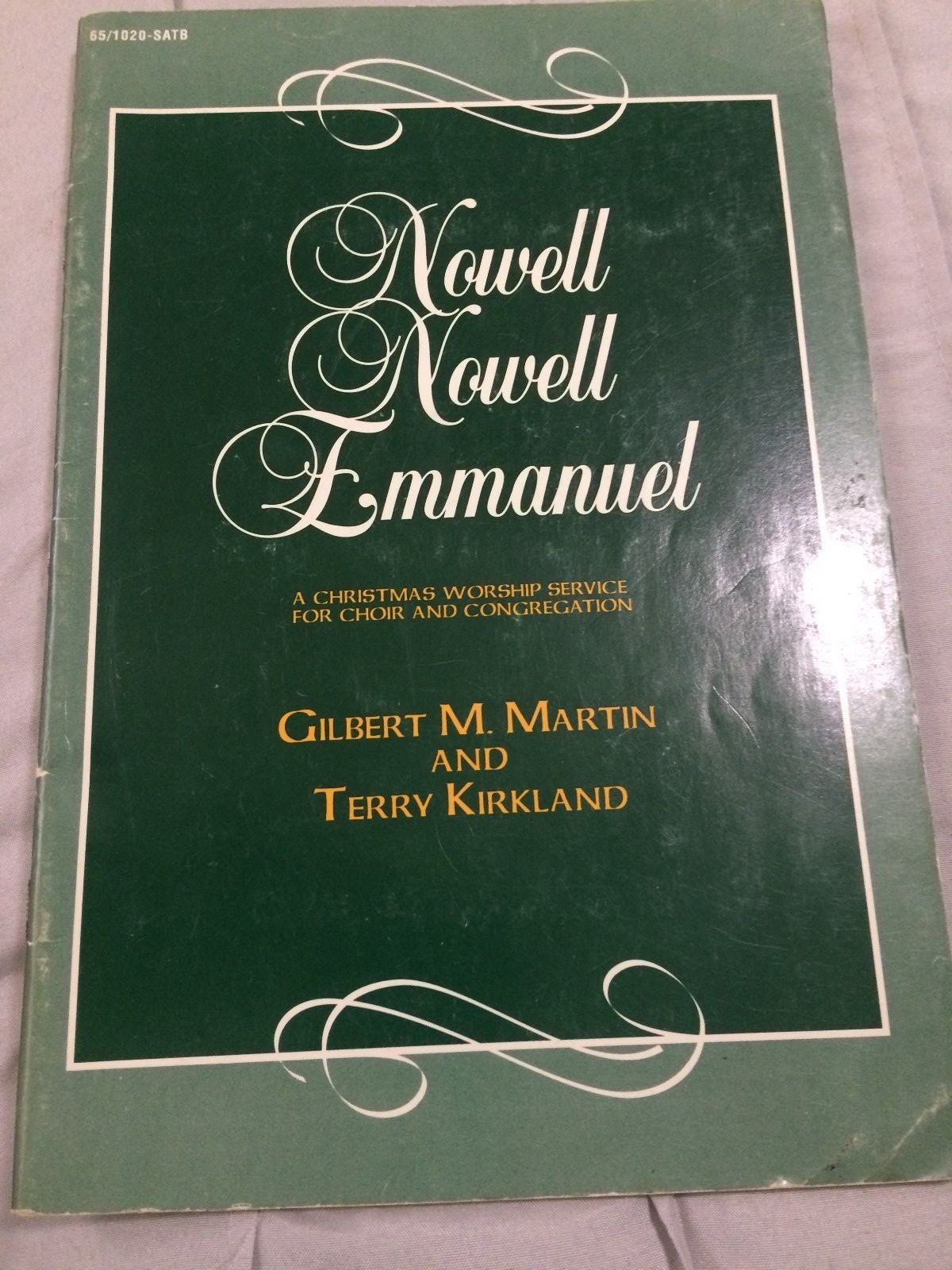 NOWELL NOWELL EMMANUEL VINTAGE SHEET MUSIC BOOK CHRISTMAS | eBay