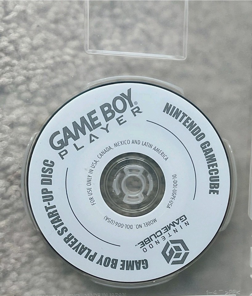 GAMEBOY PLAYER For Nintendo Gamecube *WITH STARTUP DISC!* start up game ...