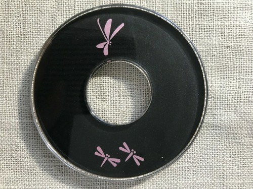 Kendo Bamboo Sword Tsuba Dragonfly Pink Decor Japan Free Shipping Duty ...