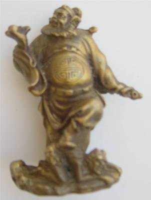 FENG SHUI BRASS CHONG CHUNG KWEI IMAGE STATUE FIGURINE | eBay