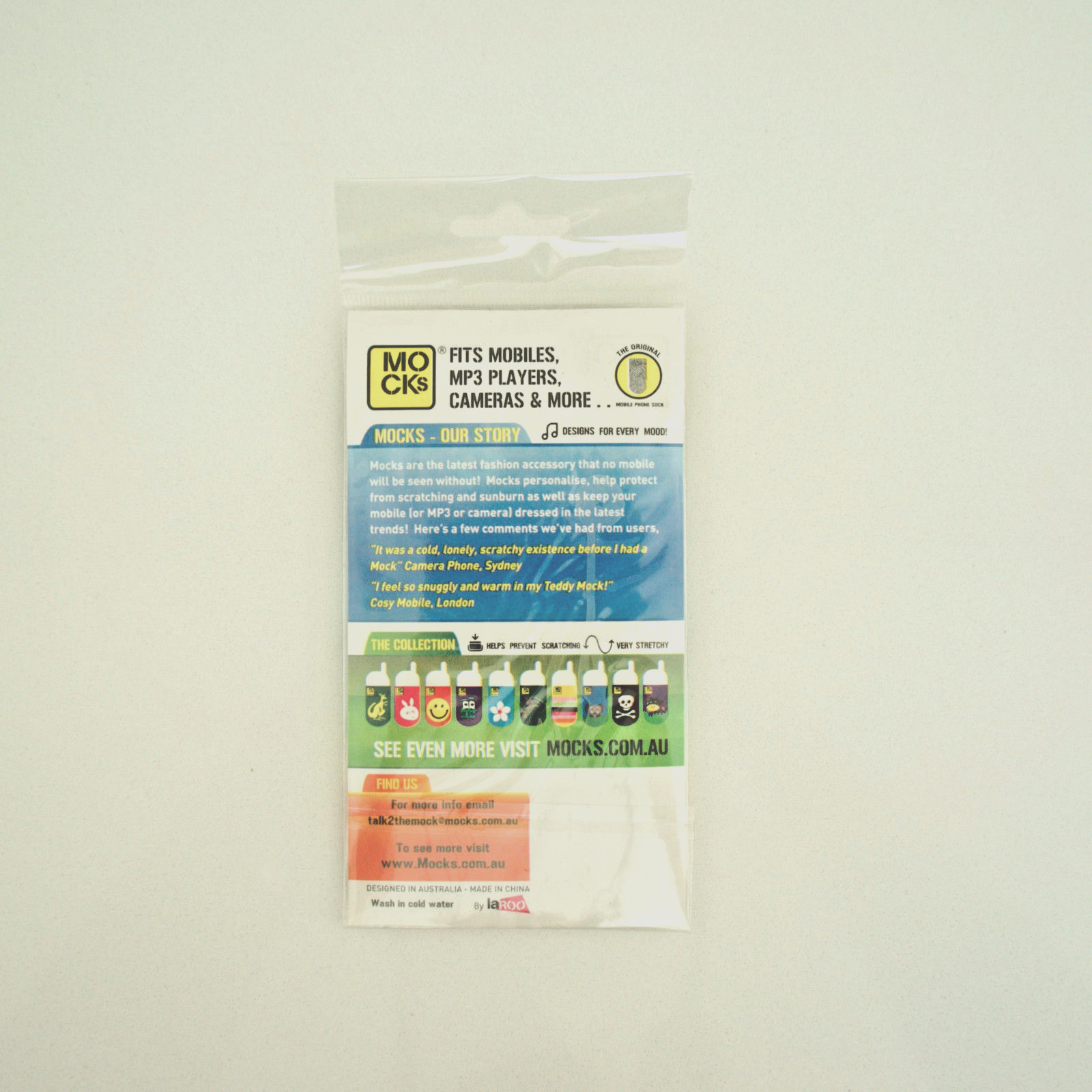 MOCKS Cell phone sock or key pouch. For phones, mp3 players or keys ...