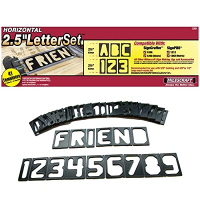 Sign Making Letter Engraving Jig Set Maker For Router Wood Woodworking ...