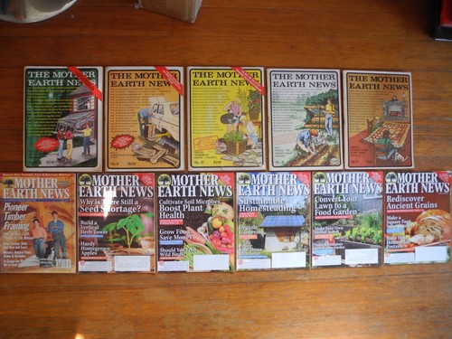 THE MOTHER EARTH NEWS Old/New Magazine Lot 1976-2024 Environment ...