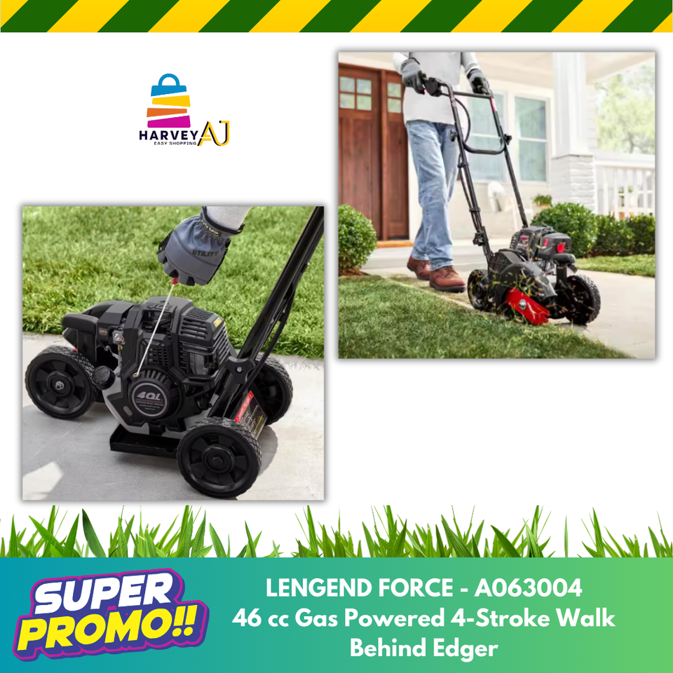 Legend Force A063004 - 46 cc Gas Powered 4-Stroke Walk Behind Edger | eBay