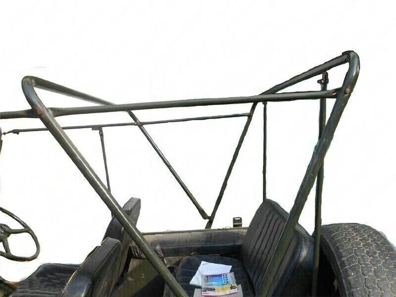 Complete Canvas Soft Top For JEEP WILLYS MB GPW CJ2A OD Green/Brown ...