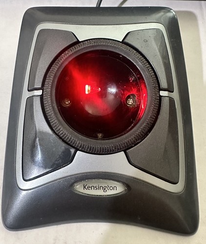 Kensington Expert Wired Trackball Mouse K64325 Black Working | eBay
